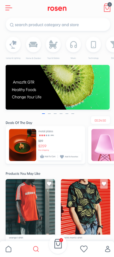 Rosen - Flutter Ecommerce UI by impROS01 | CodeCanyon